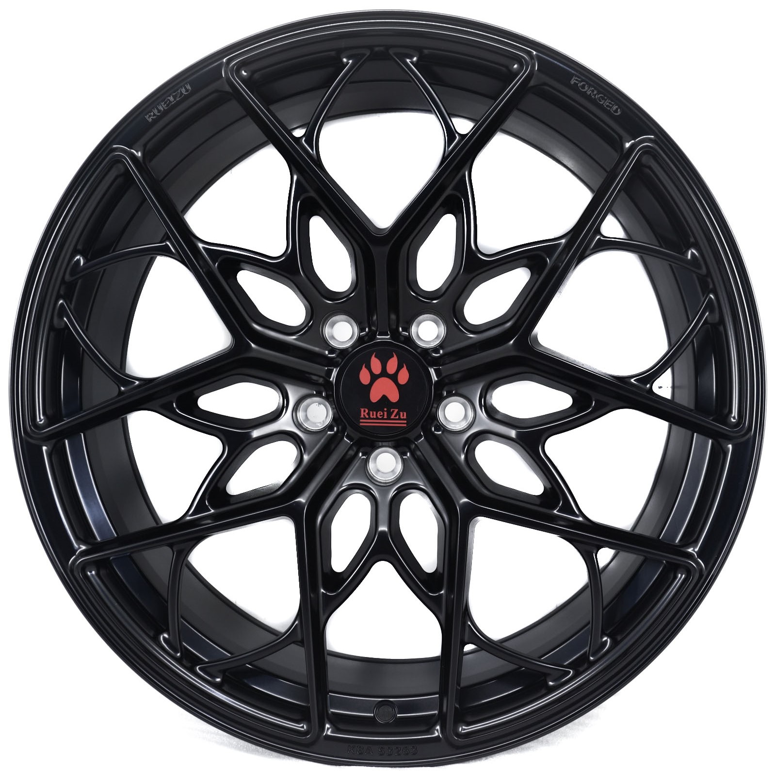 RueiZu R103 Forged 20 Zoll Felgen Satz 8,5Jx20 ET43 5x112 Schwarz matt ...